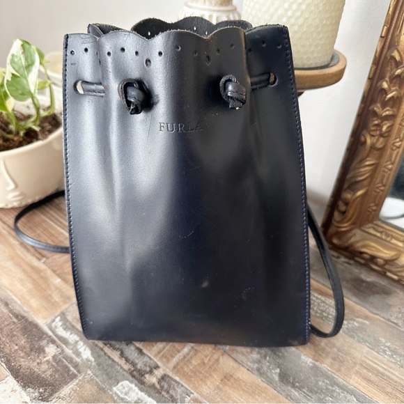 Furla | Bags | Vintage Furla Leather Mini Satchel Backpack Purse | Poshmark